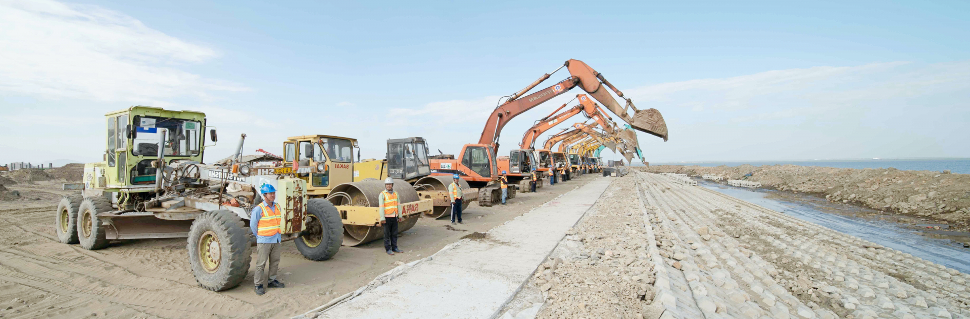 Construction of seaport